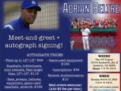Public Autograph Signings – The OC Dugout