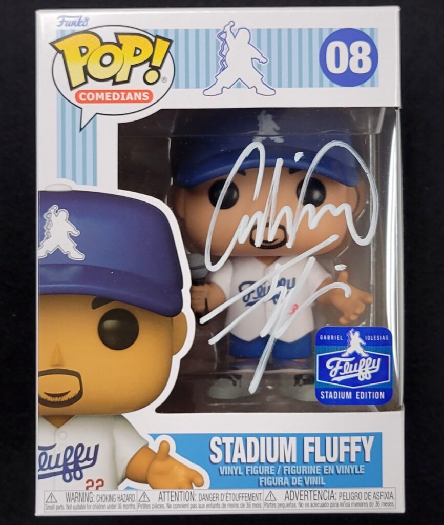 Gabriel Iglesias signed Stadium Fluffy Funko Pop! Dodgers figure ...